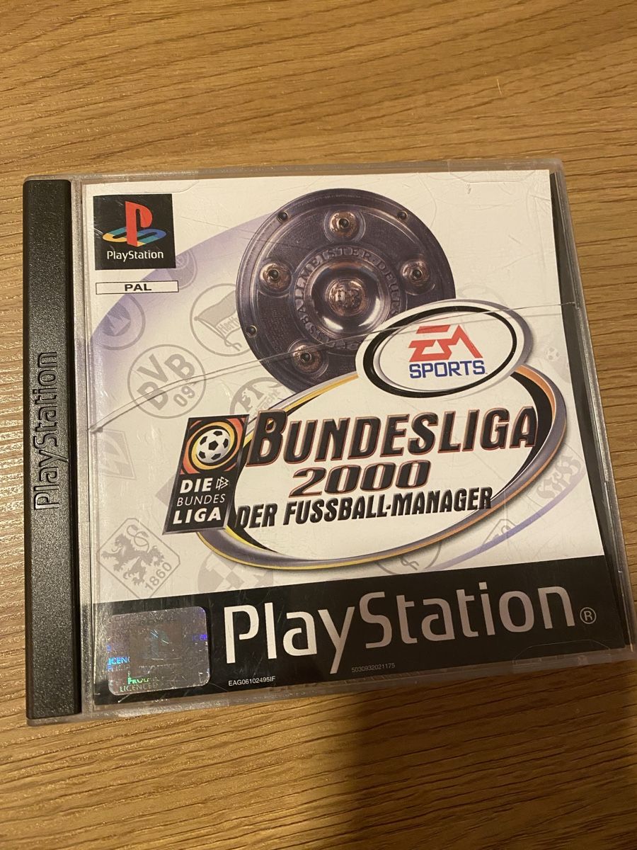 Bundesliga 2000 der Fussball Manager PS1 Play Station 1 (Gebraucht) in ...