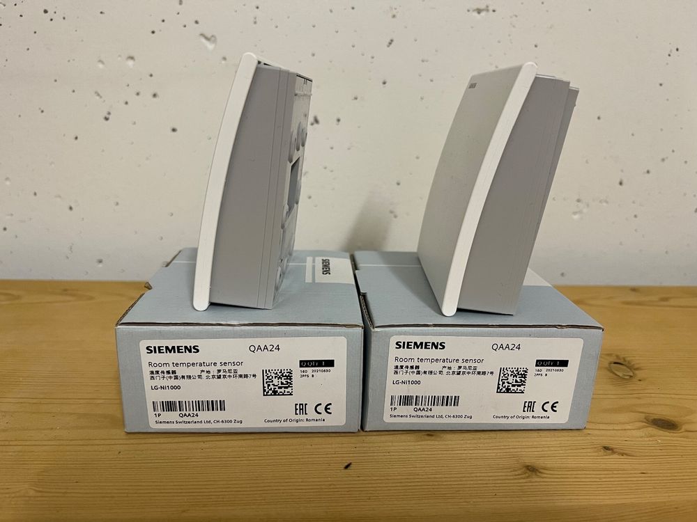 Siemens Room temperature sensor QAA24 (LG-Ni1000) (Neu und ...