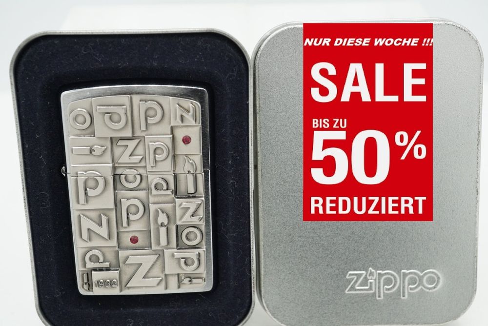 ZIPPO® LETTERS - HEAVY - 3D - SWAROVSKI - 2021 - UNGEZÜNDET | Acheter sur Ricardo