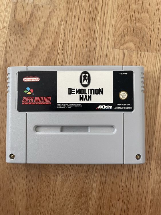Demolition Man für SNES, nur Modul (Gebraucht) in Belp für CHF 40 – mit ...