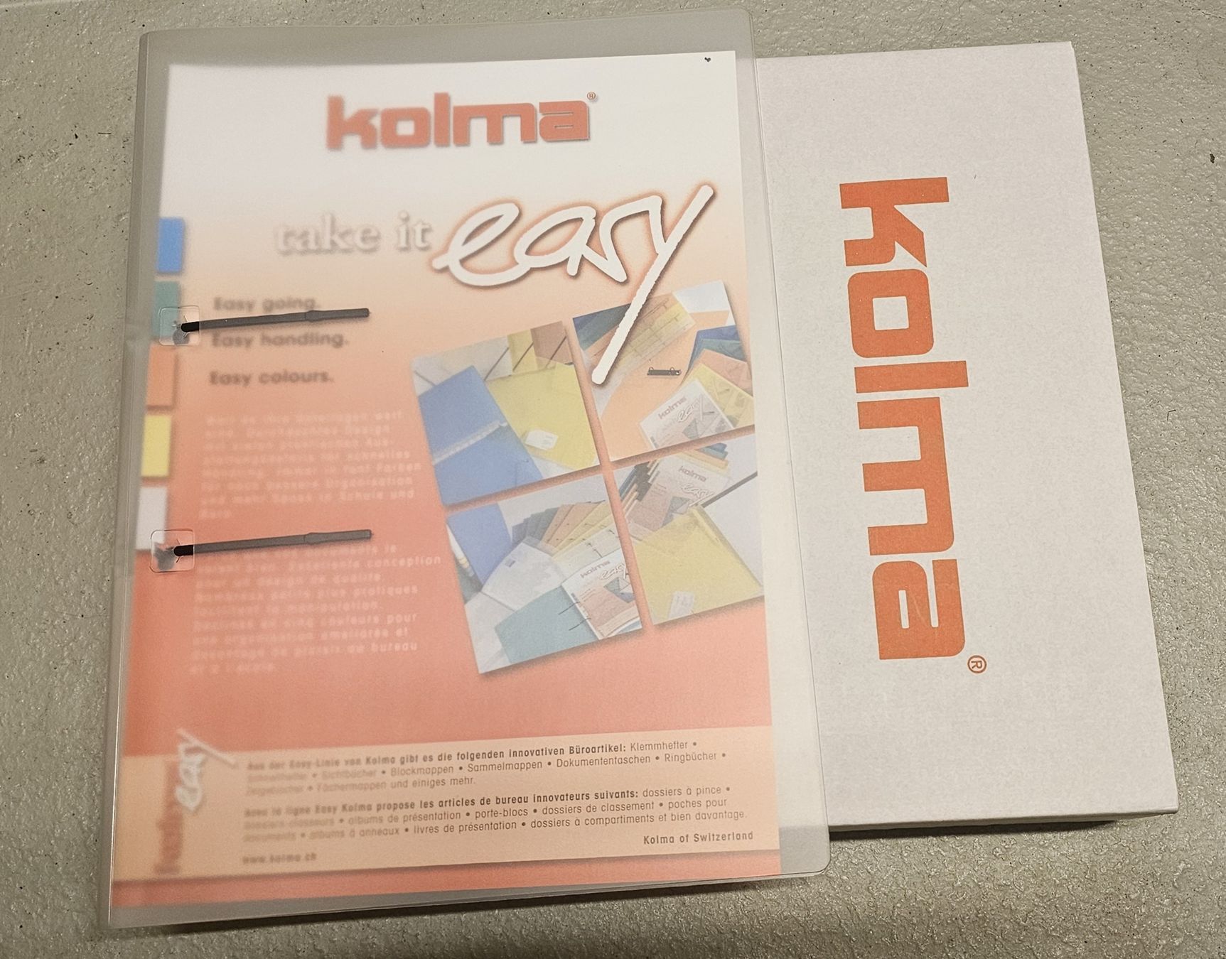 Kolma Ordner Mappe A4 - Ideal für Schule, Studium, Bewerbung (Neu und ...