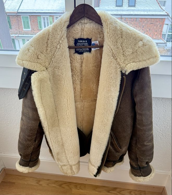 Schott B3 Shearling Bomber Jacket (made in USA) (Gebraucht) in Bern für ...
