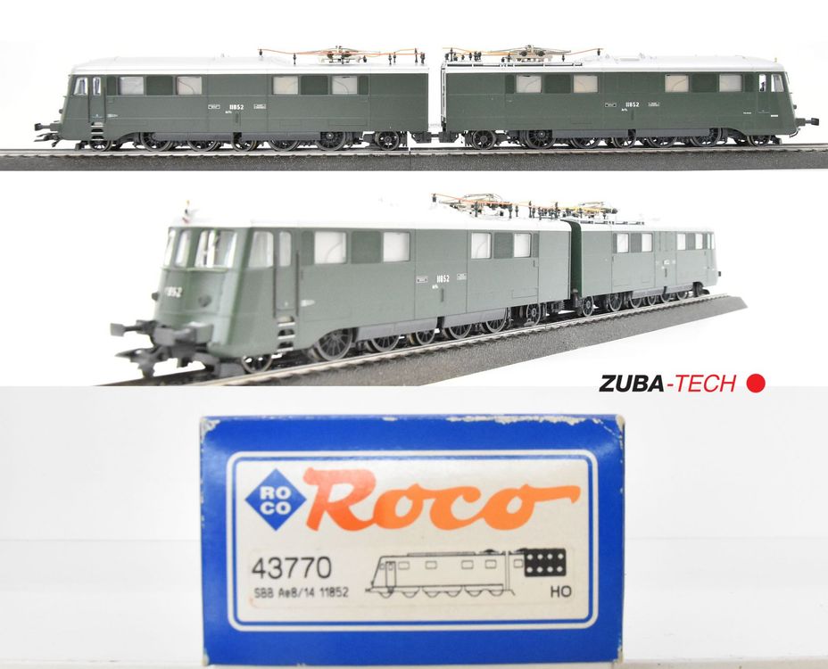 Roco 43770 E-Lok Ae 8/14 SBB Landi Lok H0 GS Analog mit OVP | Kaufen ...