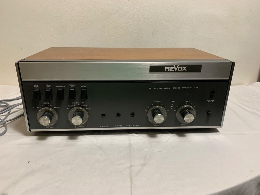 Revox A78 Stéréo Amplifier | Kaufen auf Ricardo