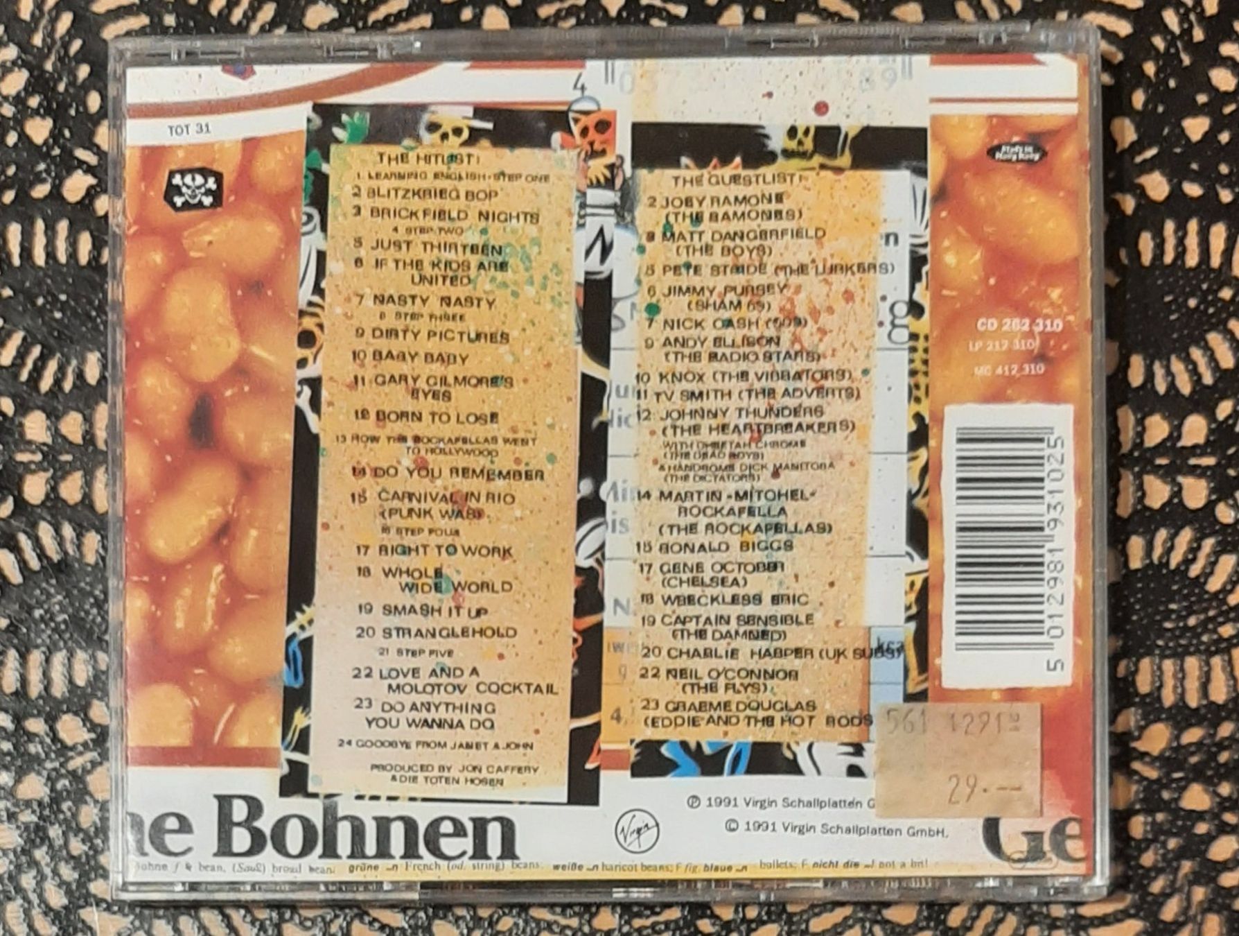 Die Toten Hosen - Learning English 1,DE Punk Rock Album 1991 (Gebraucht ...