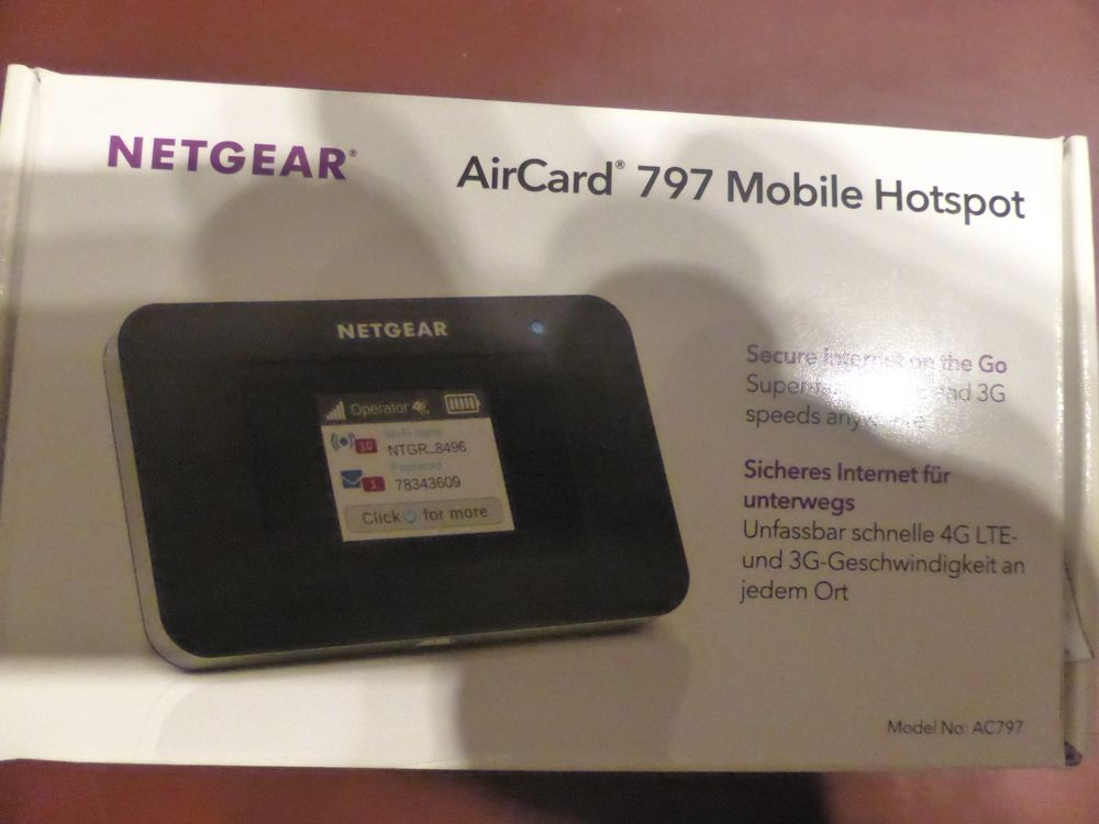 NETGEAR AirCard 797 Mobile Hotspot (Neu (gemäss Beschreibung)) in ...