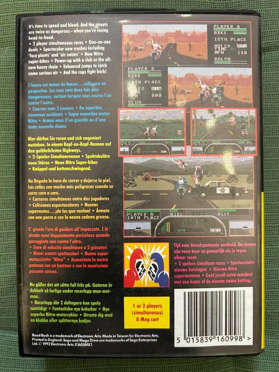 Road Rash 2 Sega Mega Drive | Kaufen auf Ricardo