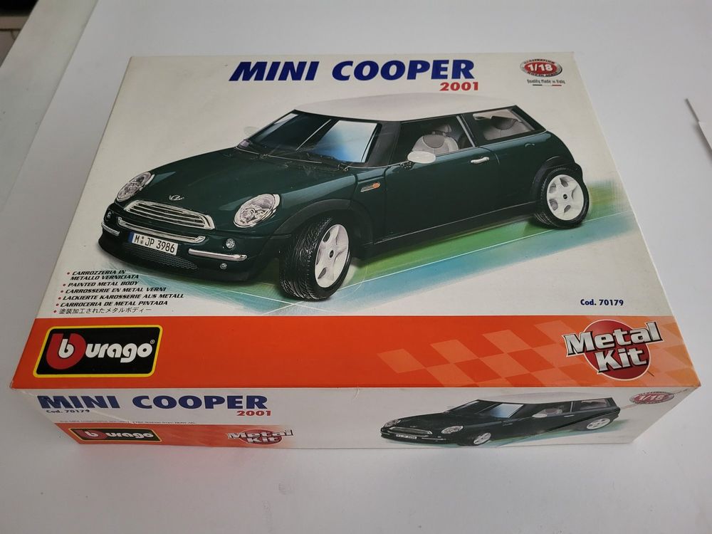 Mini-Cooper 1:18 von Burago (Metallbausatz) | Kaufen auf Ricardo