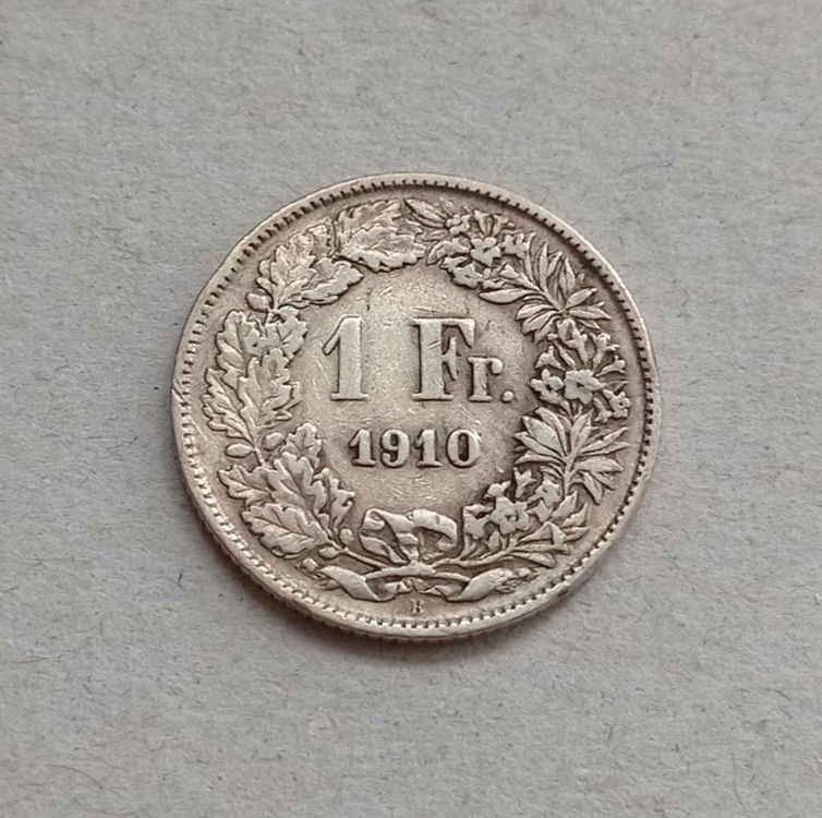 1 Franken Schweiz Silber 1910 | Kaufen auf Ricardo