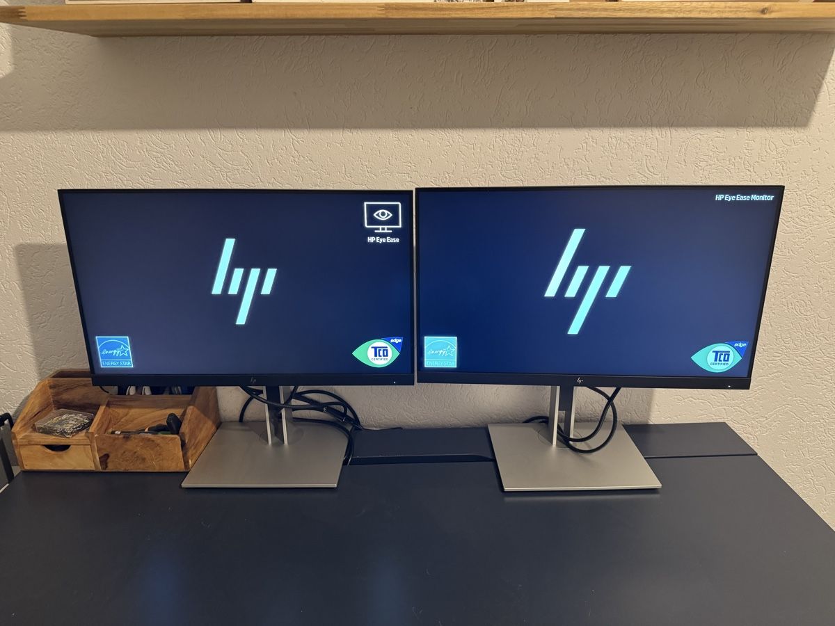 Double HP Monitor - 23 Inch - wie neu (Neu (gemäss Beschreibung)) in ...