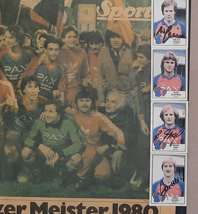 18 Panini Bilder Sticker Football FC Basel 1982 poster 1980 (Gebraucht ...