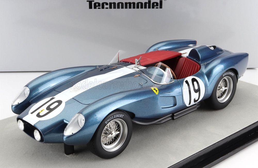 FERRARI - 250TR PONTOON FENDER TESTAROSSA blue 1/18 NEU ltd. (Neu und ...