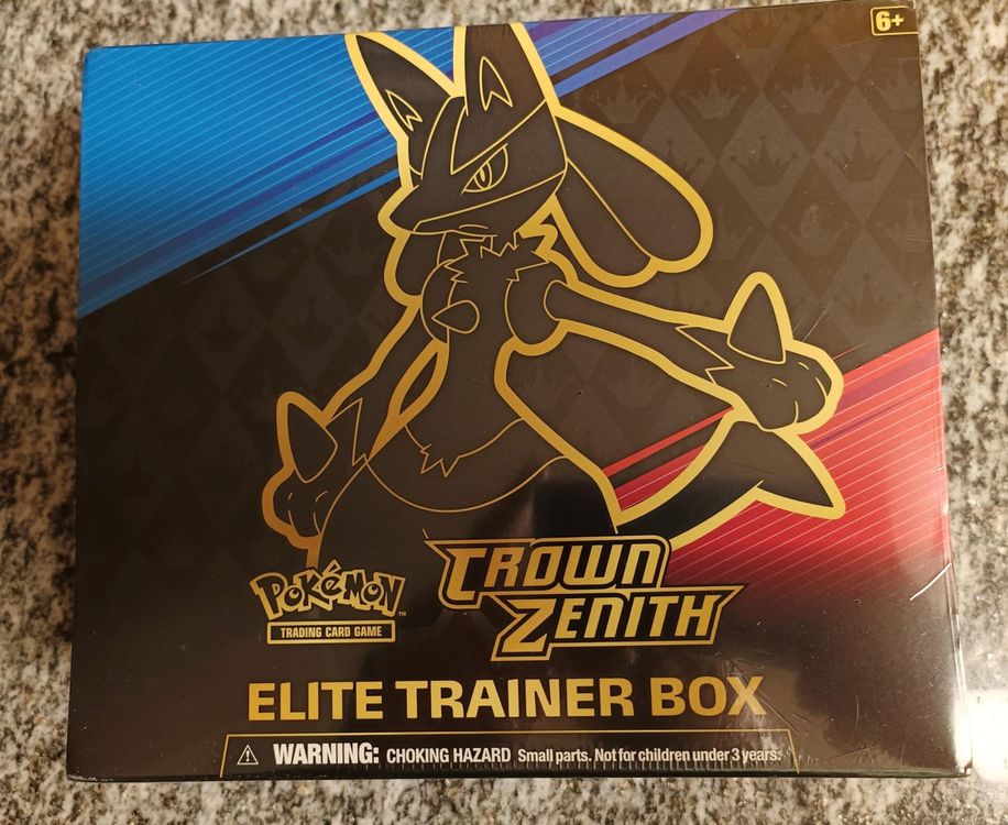 Pokemon - Crown Zenith Elite Trainer Box (ETB) SWSH12.5 EN (Neu und ...