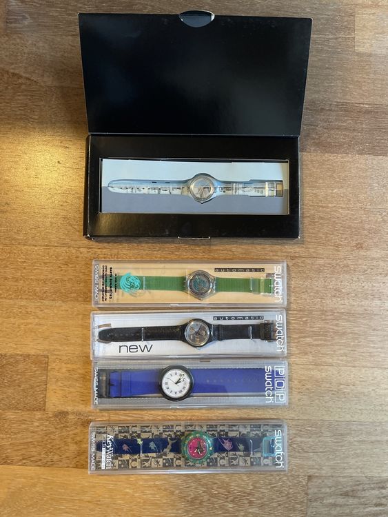 Swatch Watch Collection - Five watches incl happy fish (Neu und ...