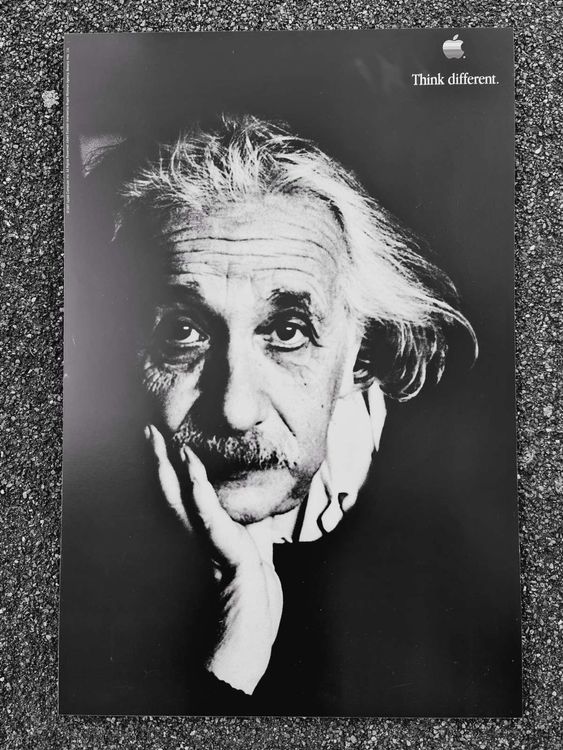 Apple "Think Different" mit Albert Einstein | Kaufen auf Ricardo