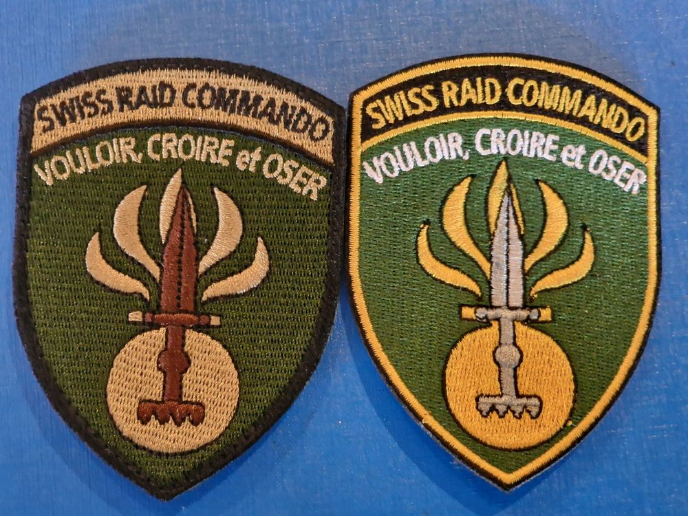 Armée Abzeichen Duo Badges Selten Swiss raid commando 1x kle | Kaufen auf Ricardo