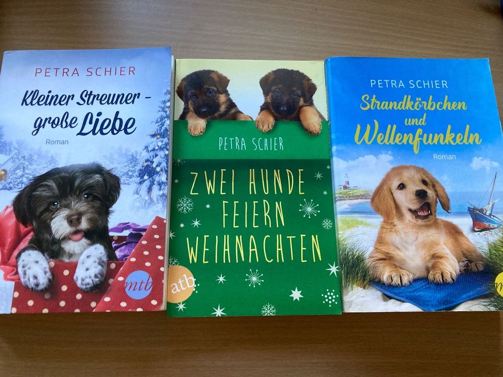3 Hunderomane von Petra Schier (Gebraucht) in Dotzigen für CHF 6 – mit ...