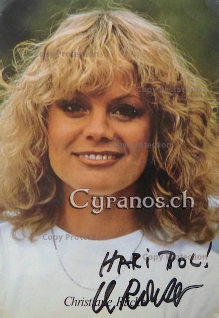 Christiane Rücker (1944) Schauspielerin - Autogramm (Gebraucht) in ...