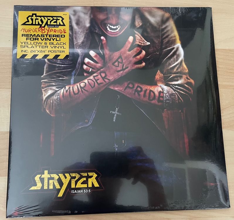 Stryper Murder By Pride Yellow/Black Splatter Band Ed Vinyl (Gebraucht ...