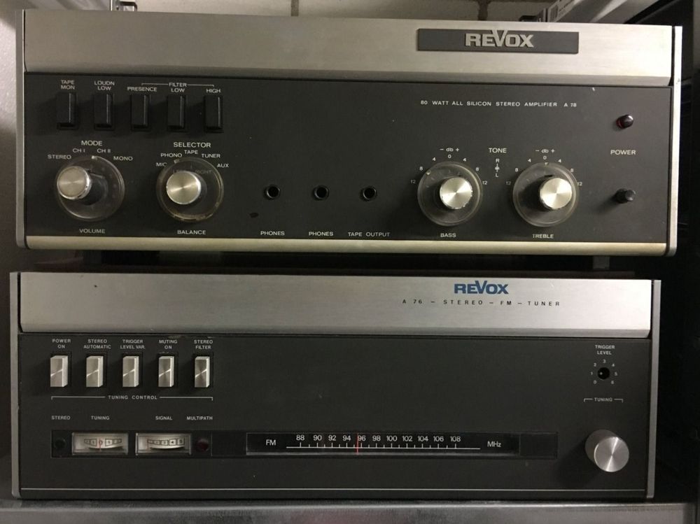 REVOX A78 Amplifier und A76 Tuner | Kaufen auf Ricardo