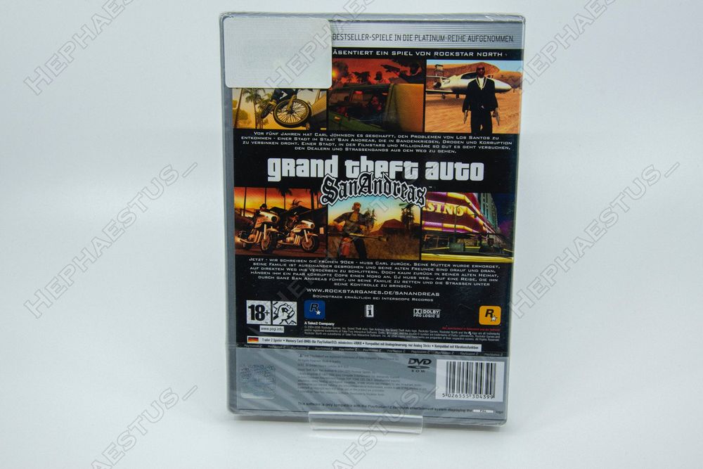 Grand Theft Auto: San Andreas (2006) PS2 NEU&OVP (sealed) | Kaufen auf ...