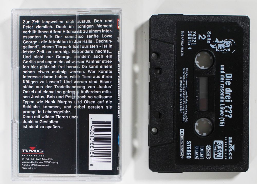 MC Die Drei Fragezeichen 15 - Und der rasende Löwe (Gebraucht) in ...