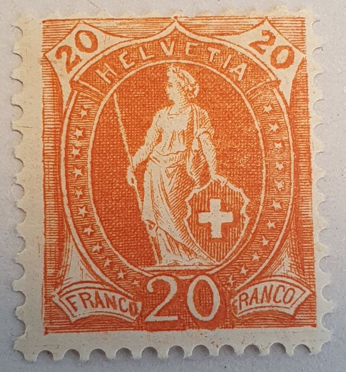 Stehende Helvetia 86A* | Kaufen auf Ricardo