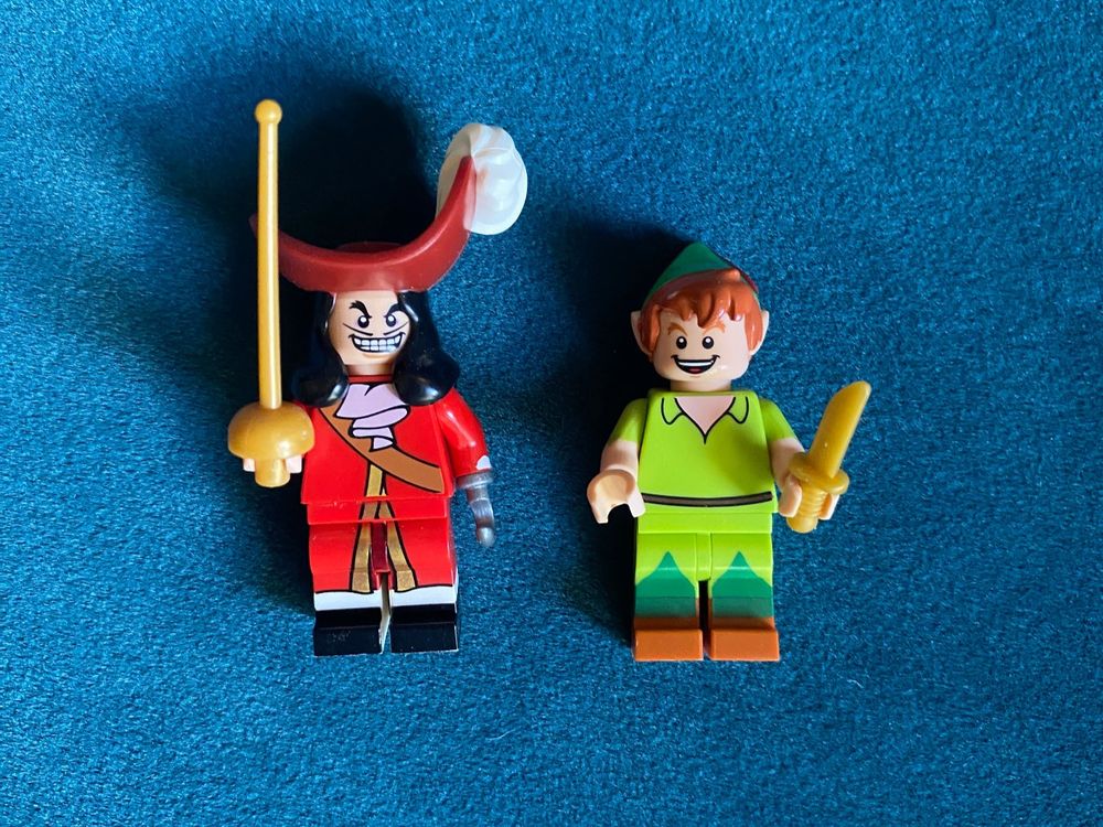 Captain Hook & Peter Pan LEGO Disney Collectible Minifigures (Gebraucht ...