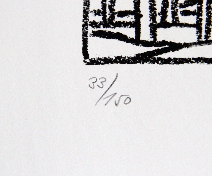 Max von Moos, Luzern - Lithografie signiert und datiert 1974 | Acheter ...