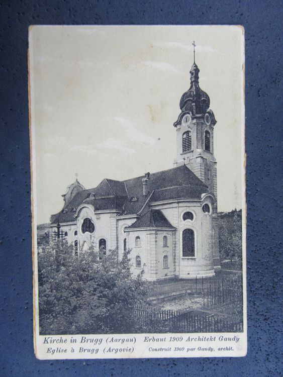 BRUGG AG KIRCHE ERBAUT 1909 GAUDY | Kaufen auf Ricardo