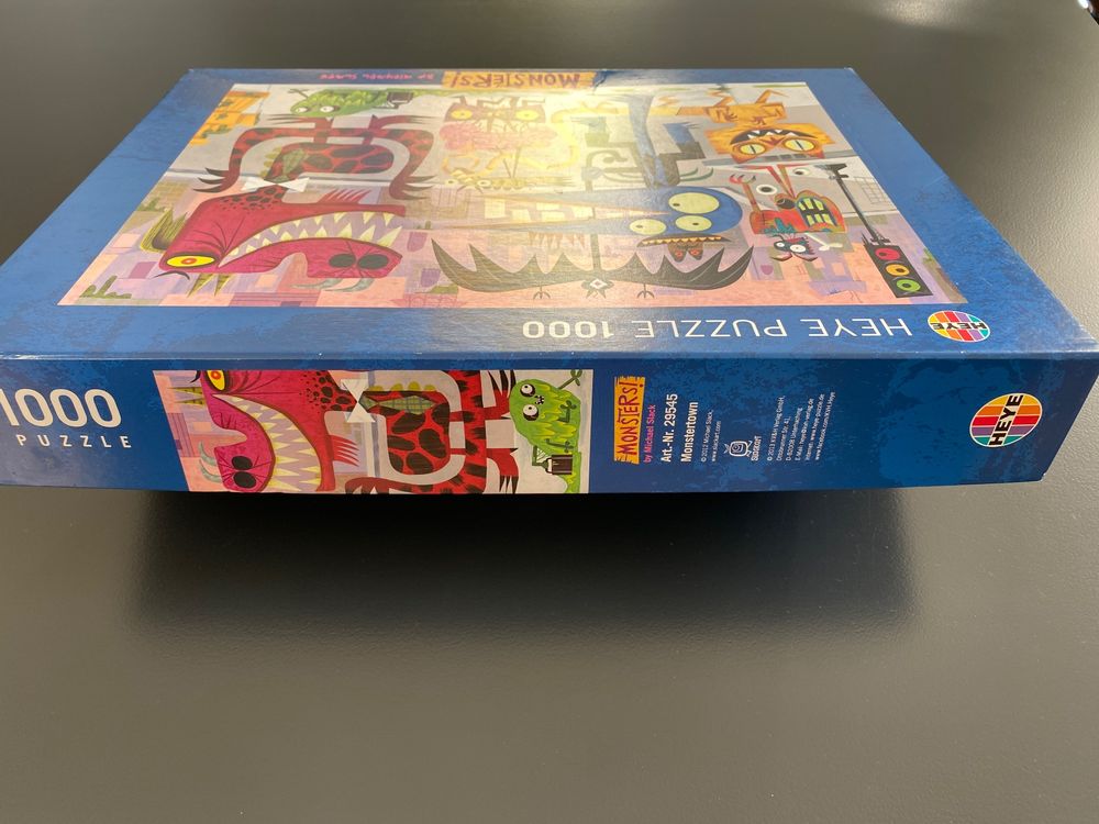 Puzzle 1000 Teile "Monstertown" Heye | Kaufen auf Ricardo