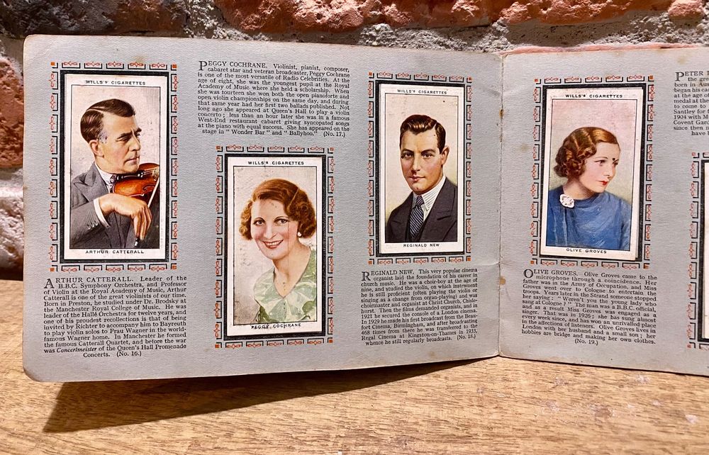 30er - Antikes Sammelbilder Album „Radio Stars“ aus England | Kaufen ...