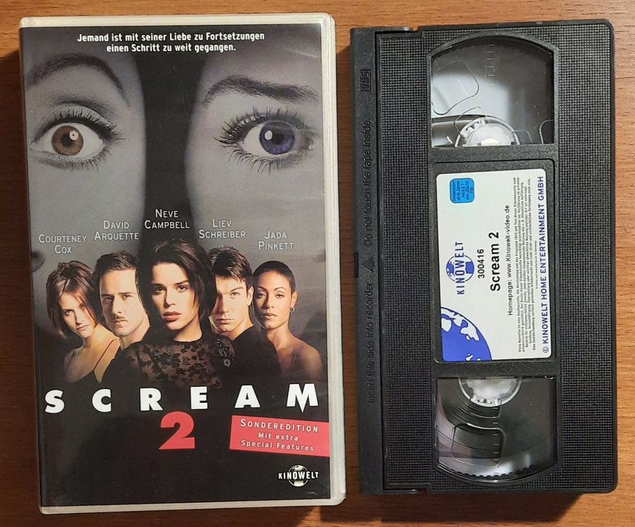 VHS ''Scream 2'' 1994 (Gebraucht) in Bubendorf für CHF 1 – mit ...