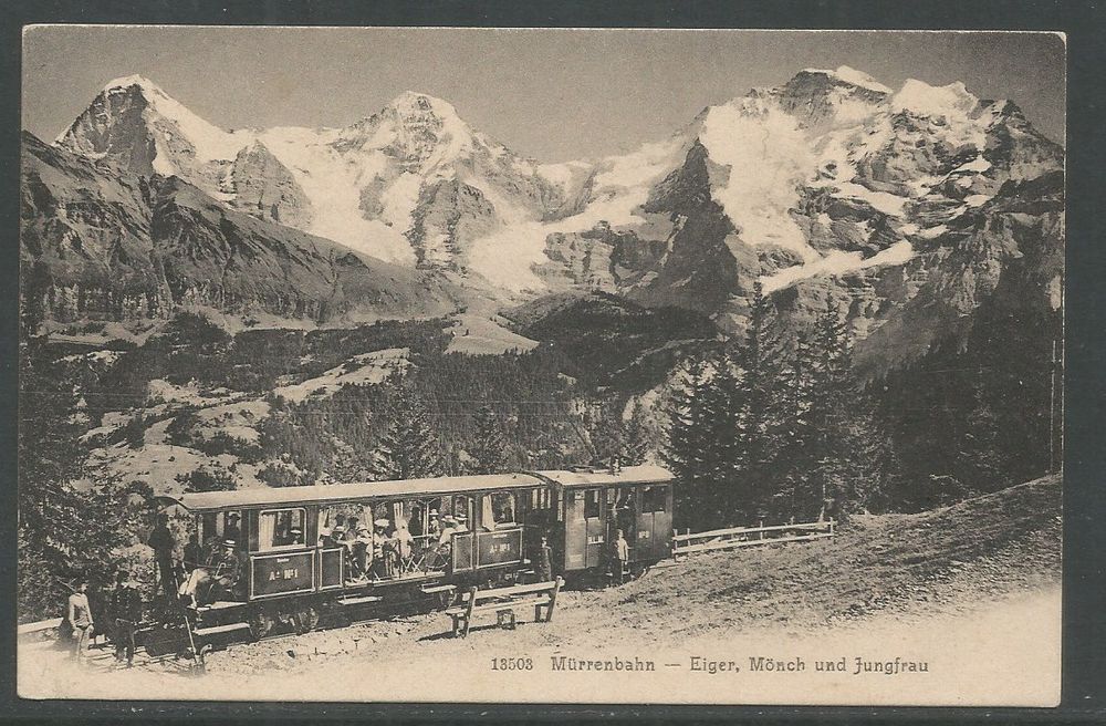 Carte P ( Mürrenbahn / Eiger, Mönch , und Jungfrau ) (Gebraucht) in La Russille für CHF 6.1 ...