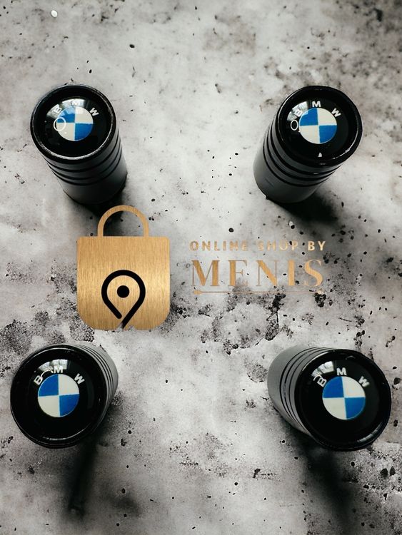 BMW M Ventilkappe Ventildeckel Aluminium 4er-Set Neu (Neu und ...