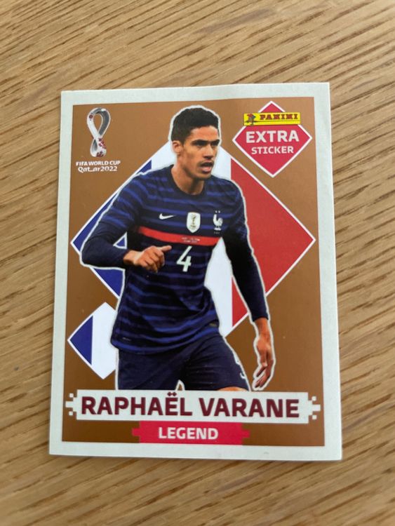 RAPHAËL VARANE WM 22 PANINI EXTRA STICKER (Neu (gemäss Beschreibung)) in Hettlingen für CHF 11 ...