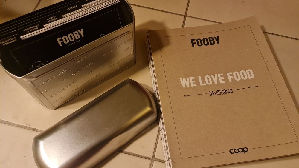 Fooby Kochbuch mit Container für Rezeptkarten | Kaufen auf Ricardo