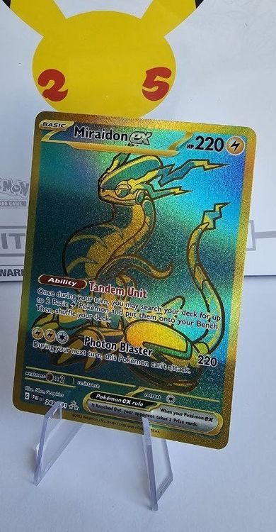 Miraidon ex Gold 243/245 - Set Paldean Fates EN (Gebraucht) in Basel ...