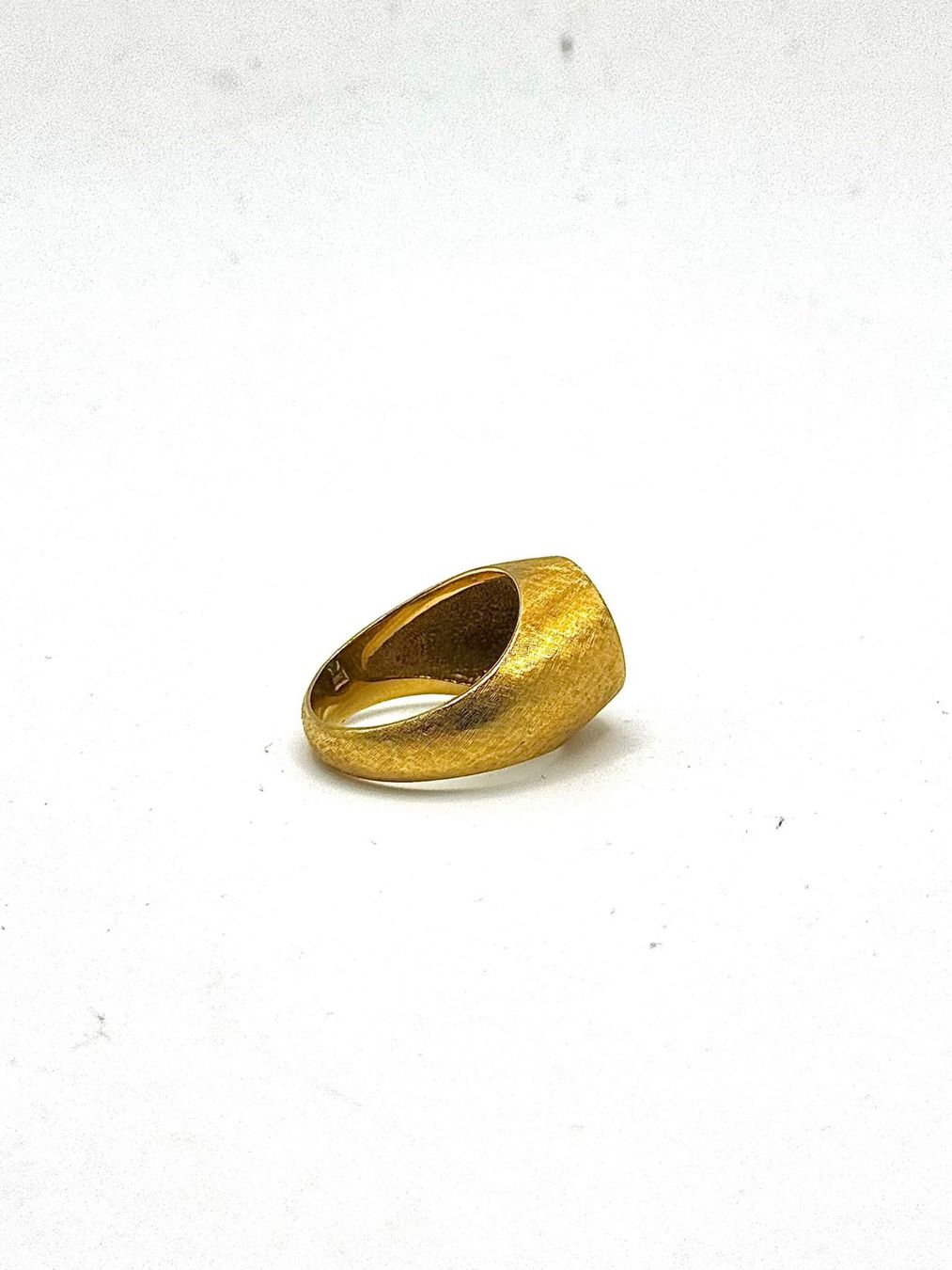 Bague Or Jaune 18K 750 10.23g + Pierre Verte (D'occasion) à Biel/Bienne ...