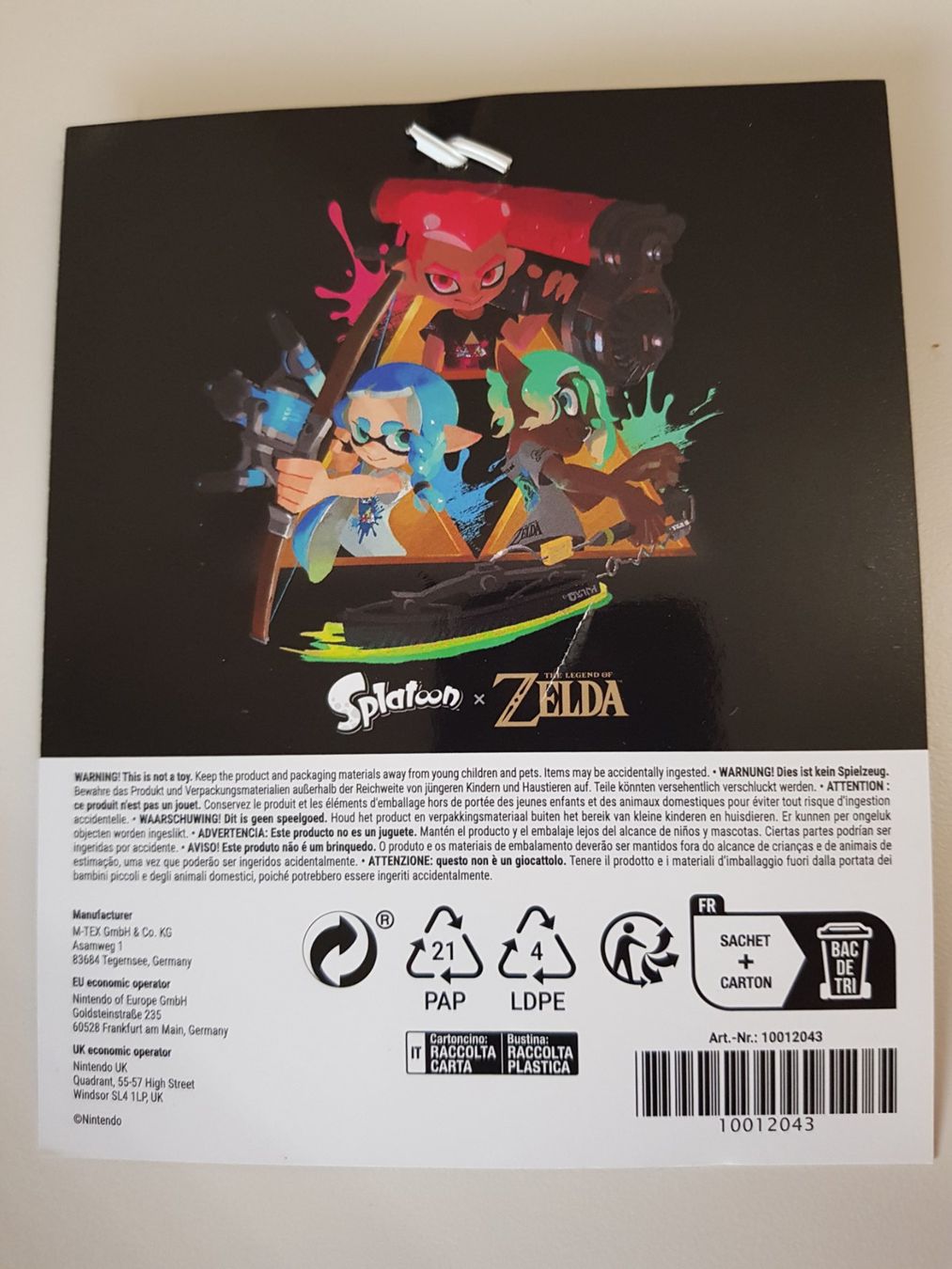 Nintendo Splatoon x Zelda Schlüsselanhänger (Neu (gemäss Beschreibung ...
