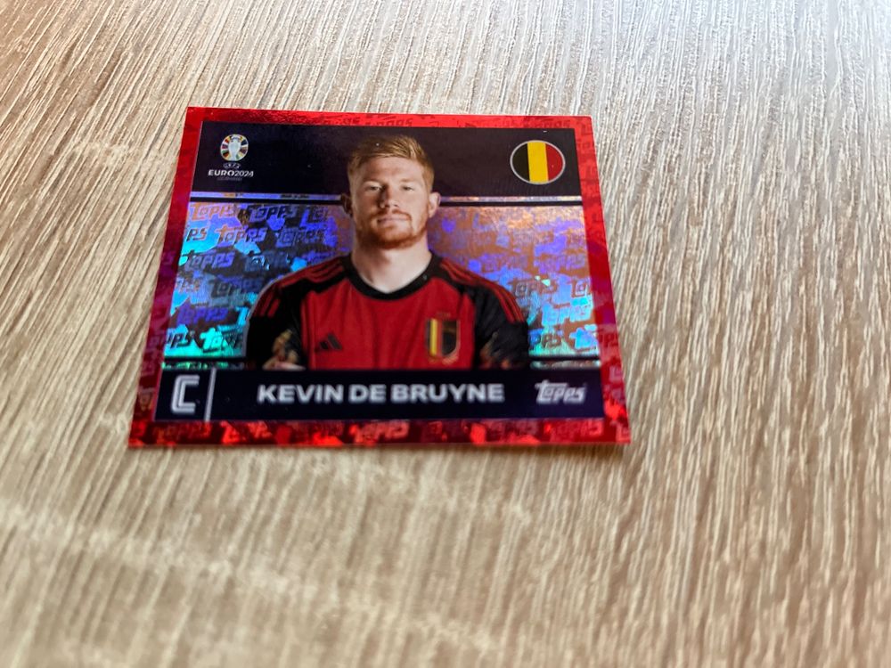 Topps Euro 2024 de bruyne bel 2 topps foil selten rare | Kaufen auf Ricardo
