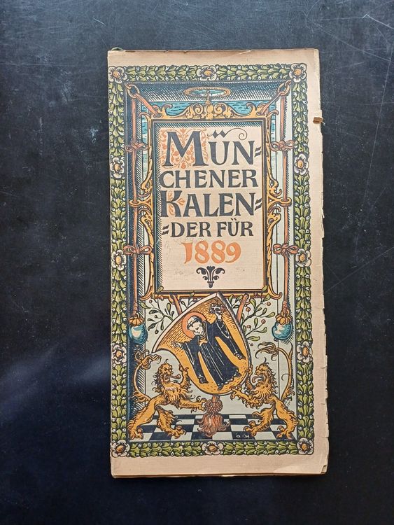 Münchener Kalender 1889 - Wappen (Gebraucht) in Hausen AG für CHF 20 ...