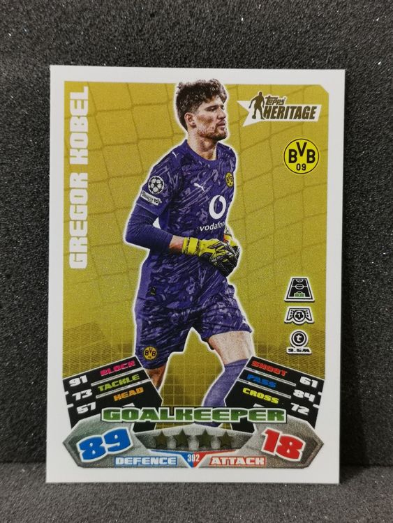 Match attax 2025/26 Gregor Kobel Heritage (Gebraucht) in Einsiedeln für ...