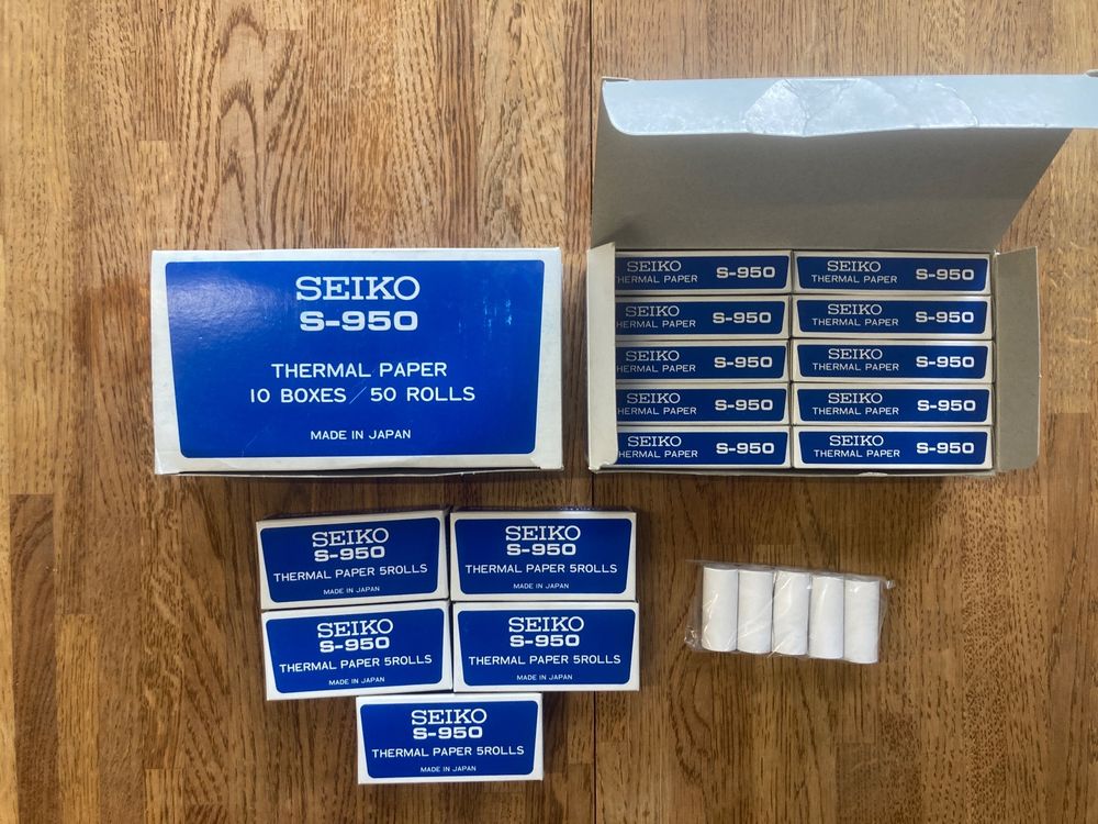 15 box Seiko s-950 paper gameboy printer pokemon Nintendo (Neu und ...