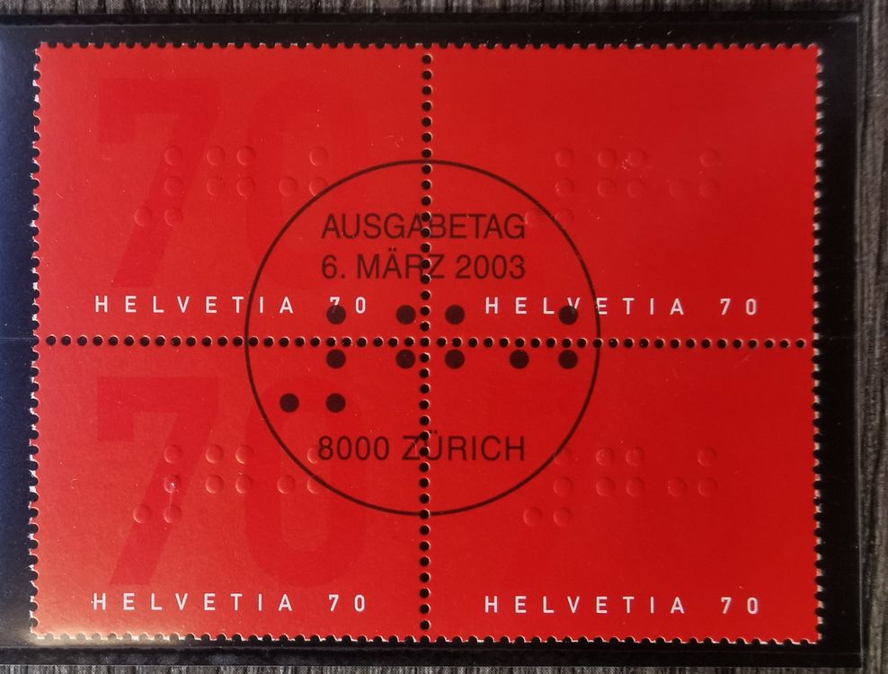 TR103 Bloc Timbre Suisse 2003 (Gebraucht) in Cousset für CHF 0.65 – mit Lieferung auf Ricardo kaufen