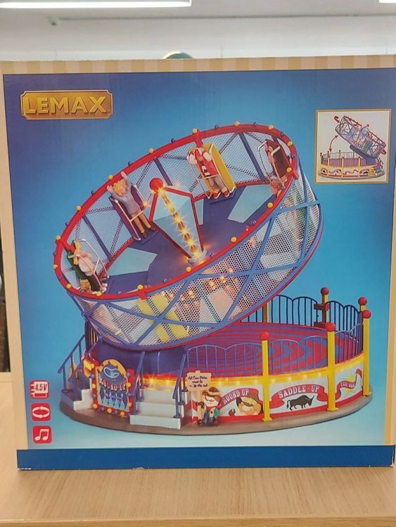 Lemax Karussell "Round Up", beleuchtet, Musik, Top Zustand (Neu (gemäss ...