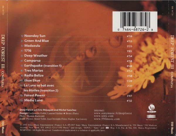 Deep Forest III - Comparsa 1997 CD (Gebraucht) in Genève für CHF 3 ...