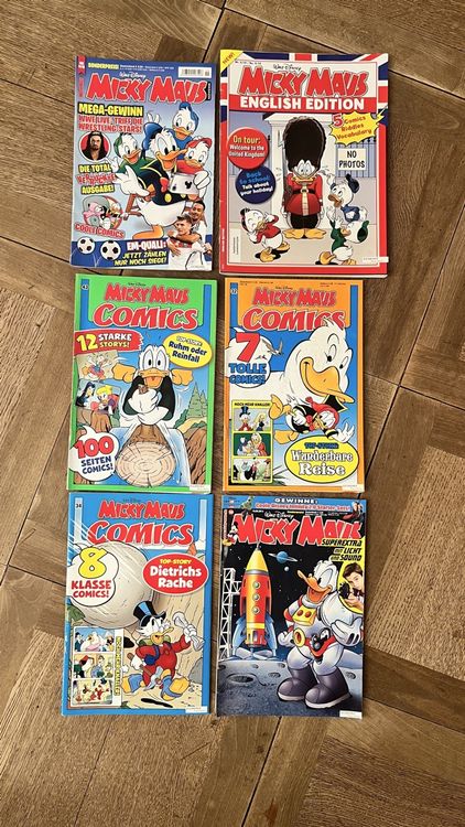 6 Micky Maus Comics Hefte (Gebraucht) in Bern für CHF 3 – mit Lieferung auf Ricardo kaufen