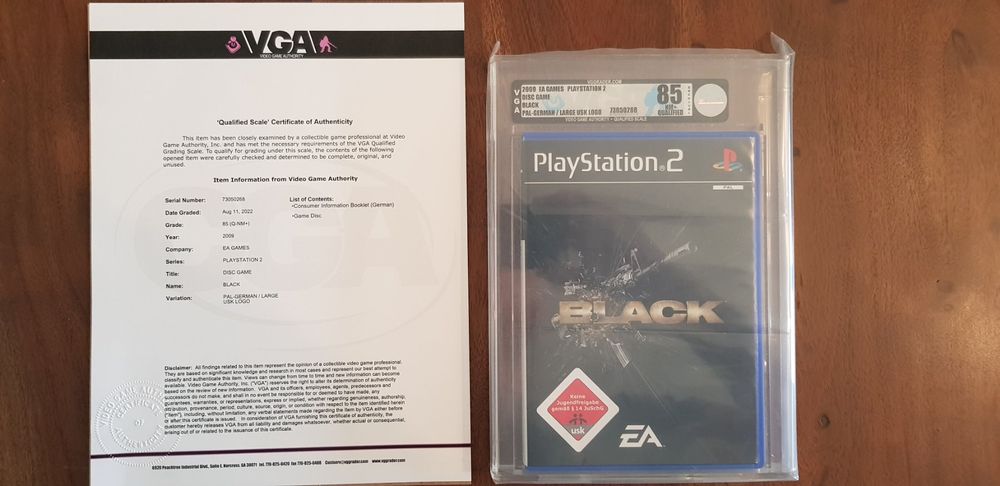 Black PS2 (Black Label) VGA (Neu und originalverpackt) in Winterthur ...