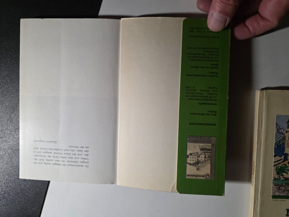 Reise Führer Wander Buch No. 3 - OBER ENGADIN 1962 (Gebraucht) in ...